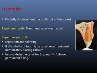 Dentoalveolar injuries ppt | PPT