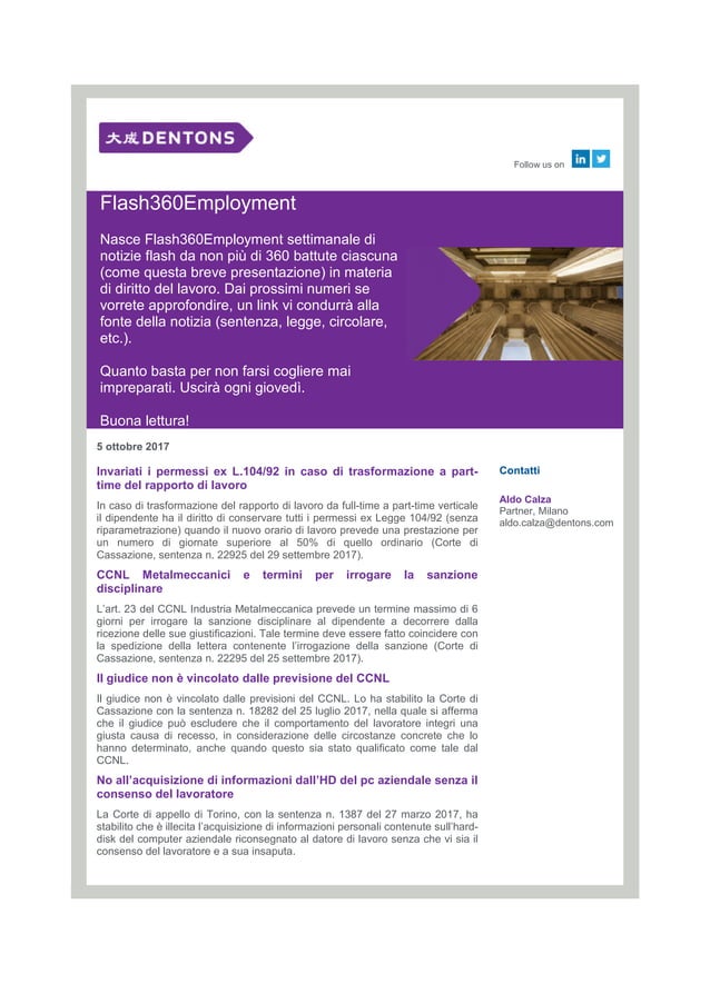 Dentons flash360 employment | PDF