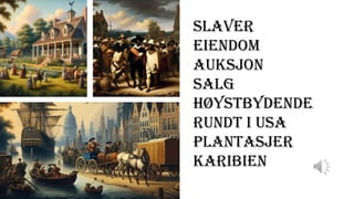 Den transatlantiske slavehandelen og trekanthandelen | PDF