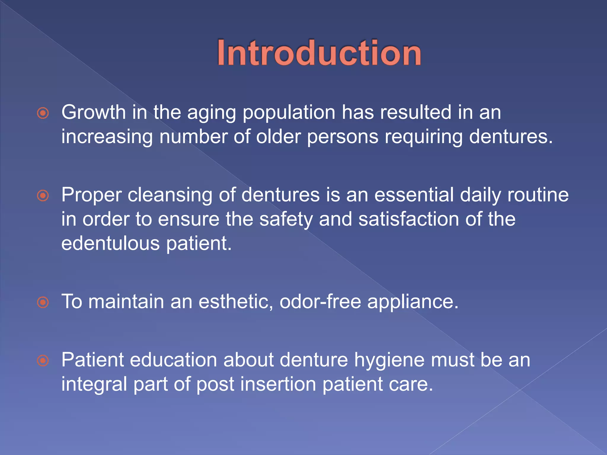 Denture adhesives and cleansers | PPTX