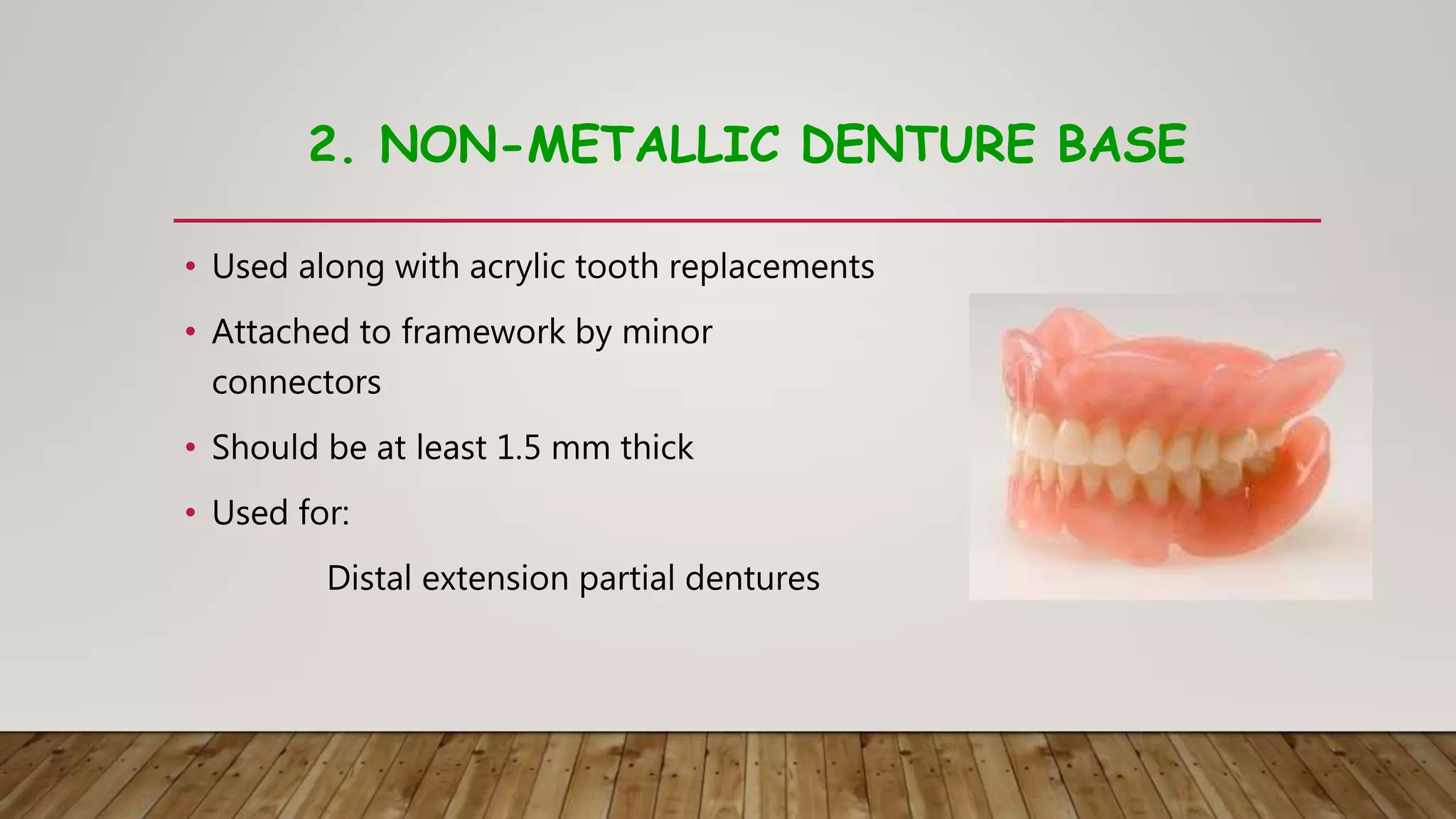 Denture base | PPTX