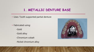 Denture base | PPTX