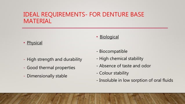 Denture base | PPT