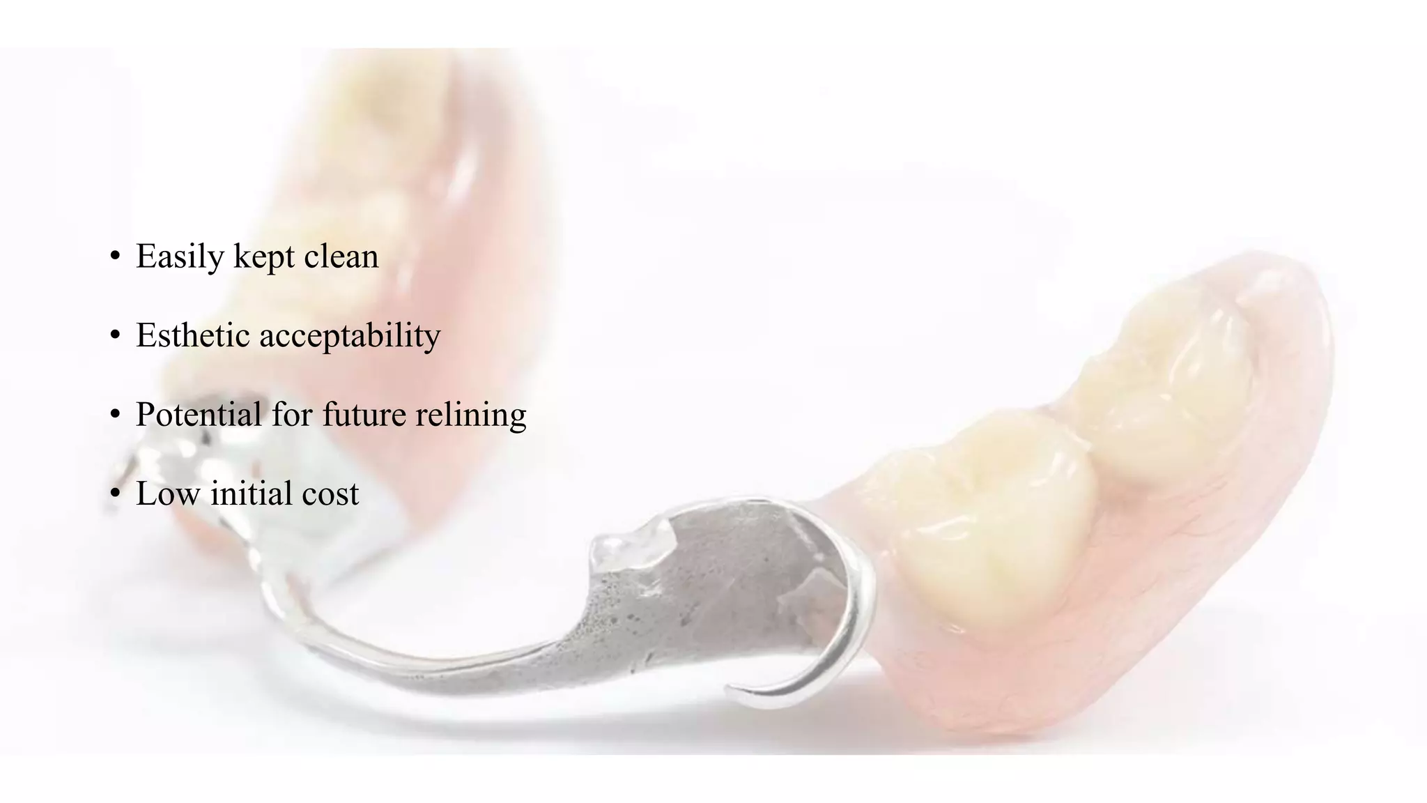 Denture base considerations in rpd | PPTX