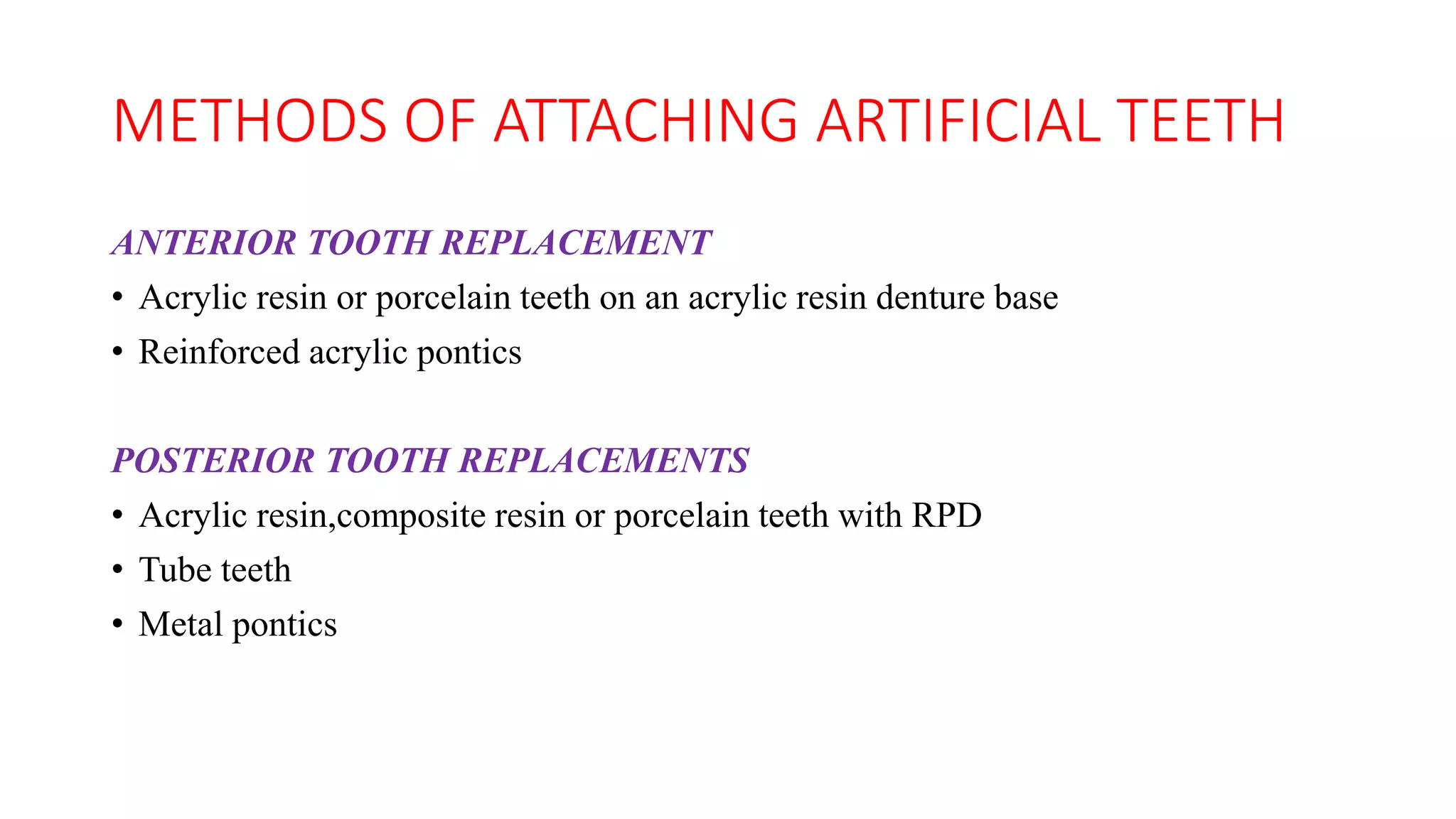 Denture base considerations in rpd | PPTX