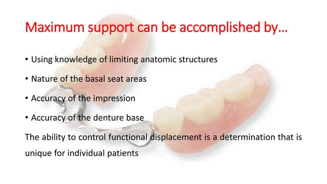 Denture base considerations in rpd | PPTX | Oral care | Personal Care