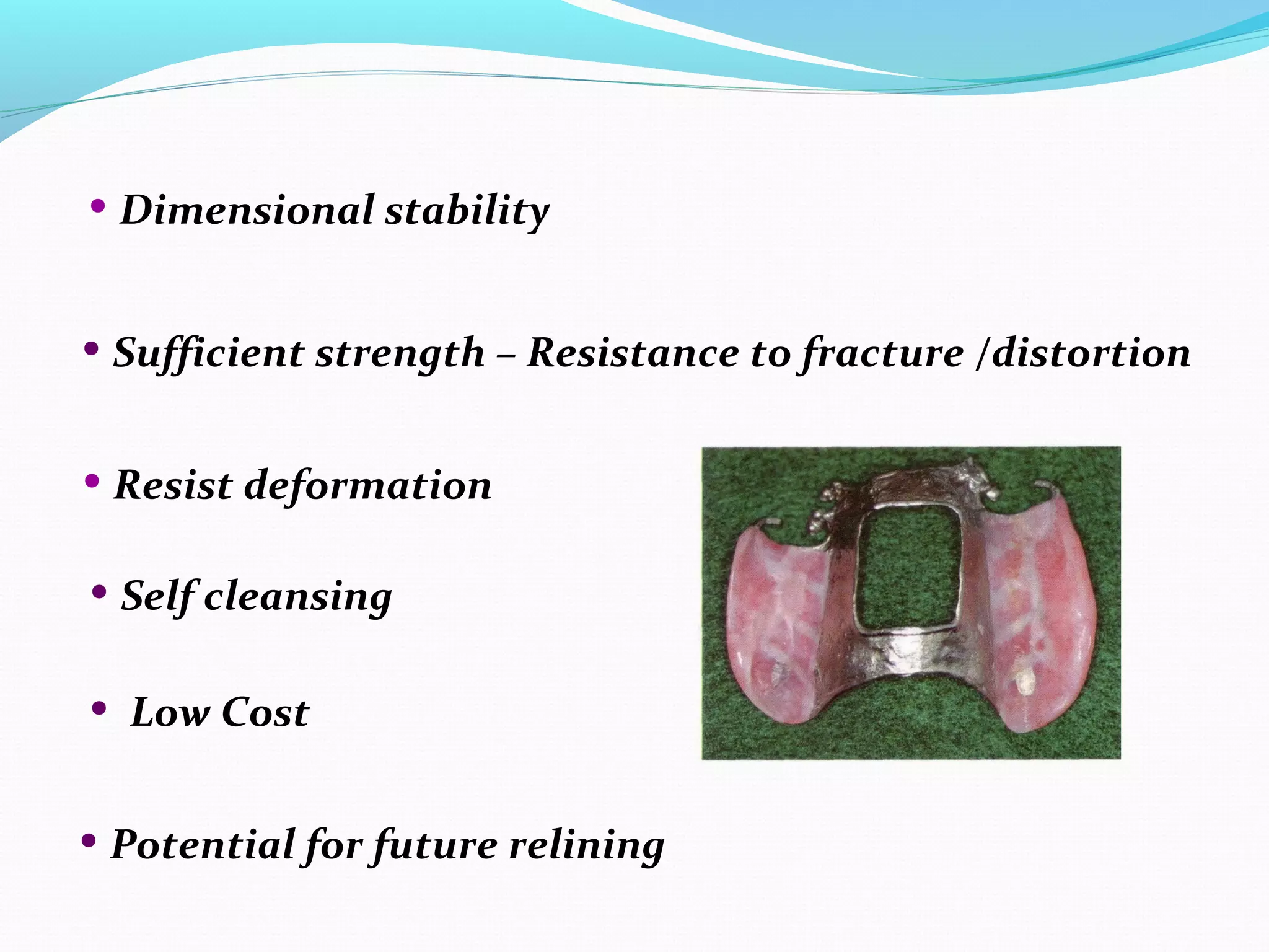Denture base materials | PPT