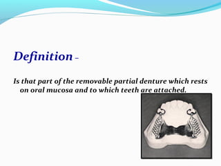 Denture base materials | PPT