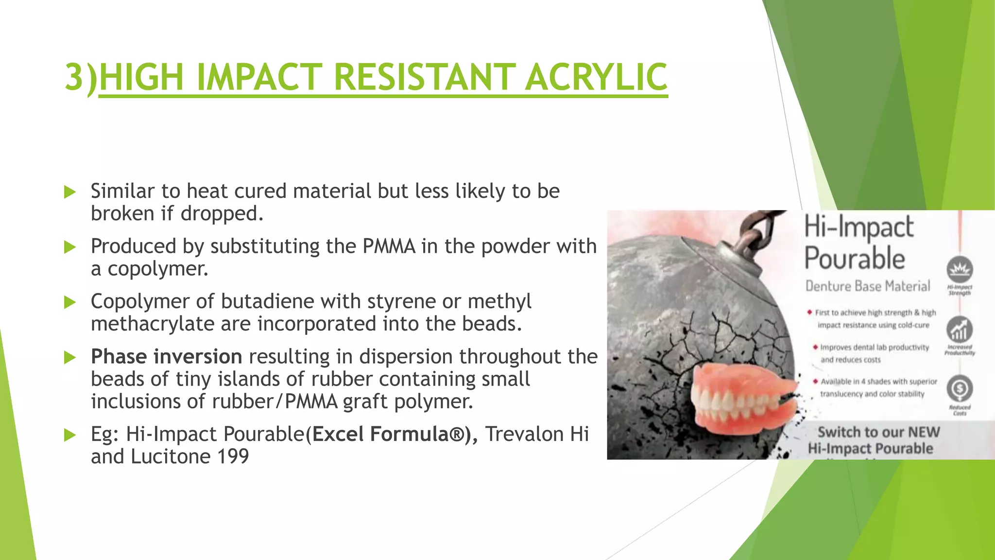 Denture base materials | PPTX