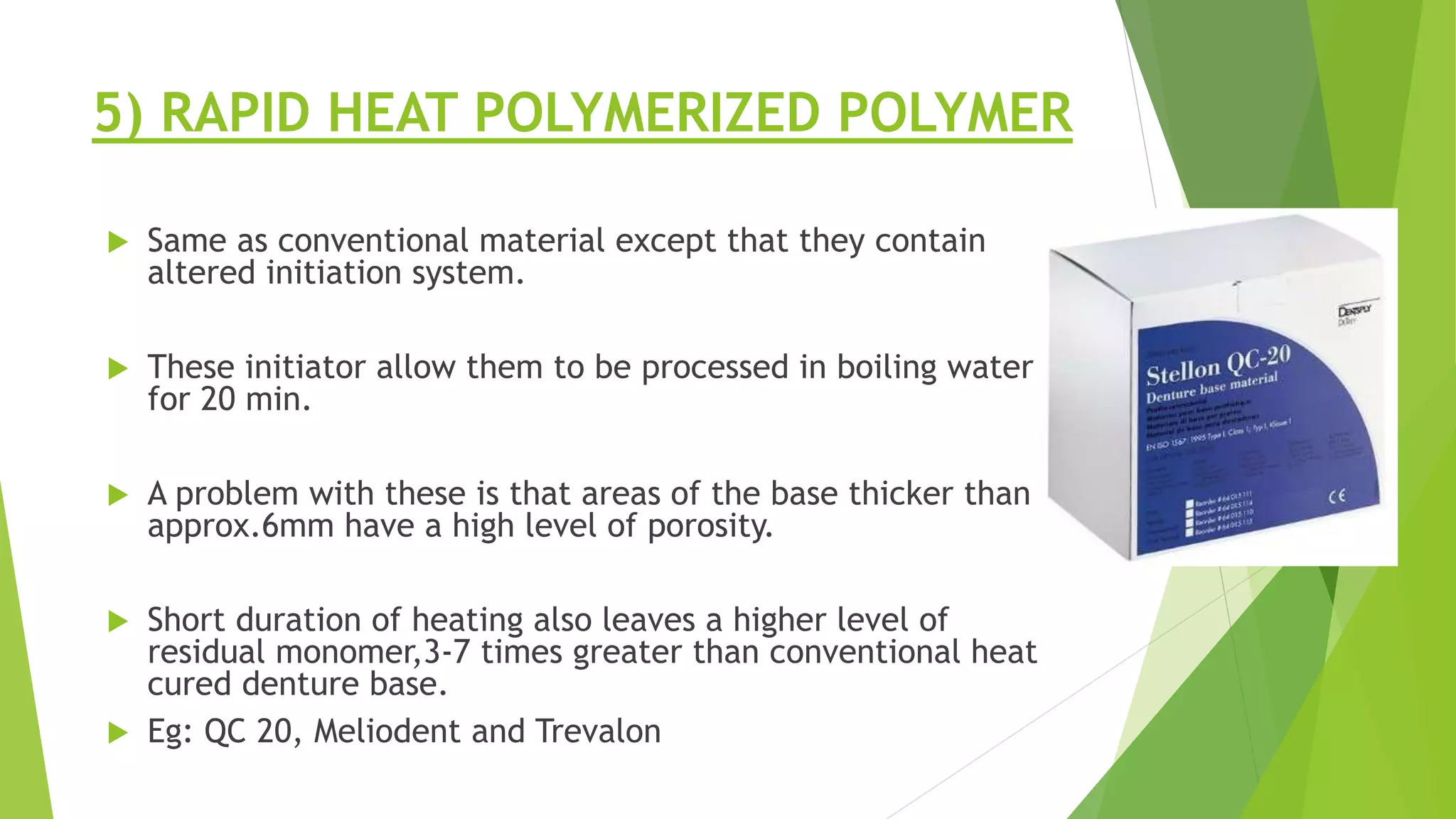 Denture base materials | PPTX