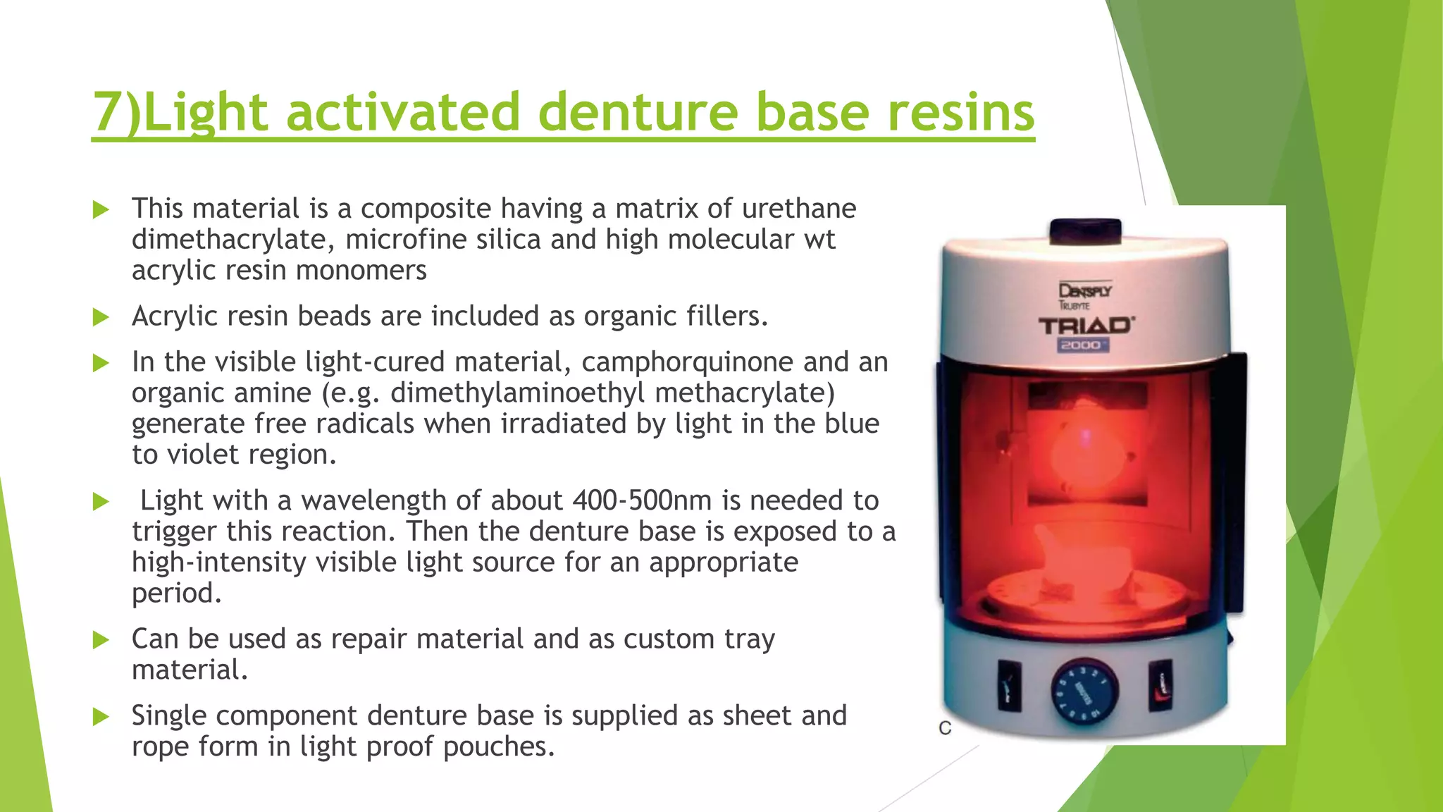 Denture base materials | PPTX