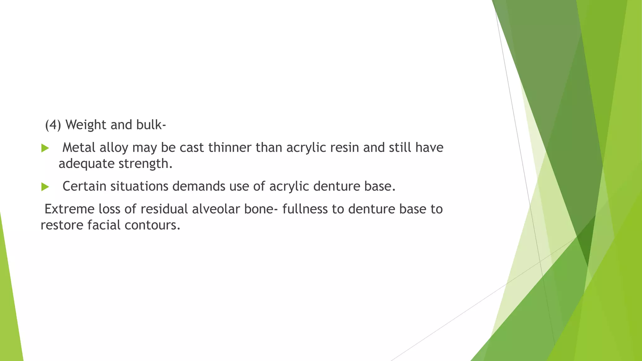 Denture base materials | PPTX