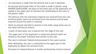 Denture base materials | PPTX