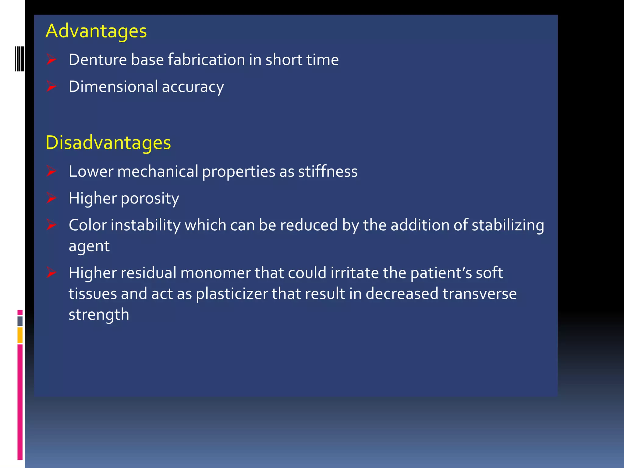 Denture bases | PPTX