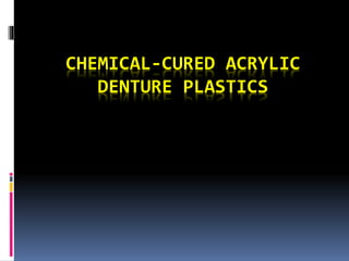 Denture bases | PPTX