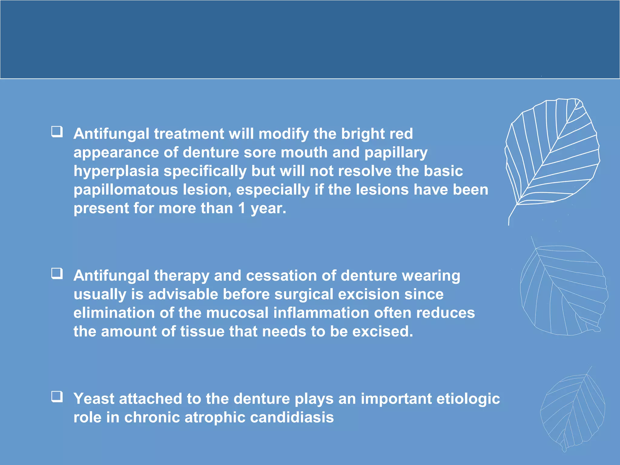 Denture induced lesions- Aarti Dubey | PPT