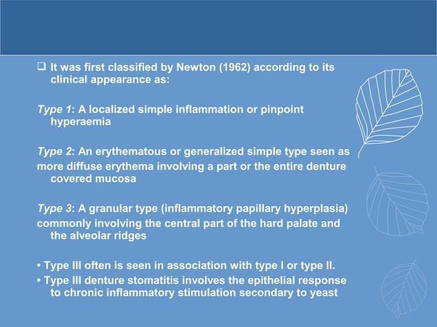 Denture induced lesions- Aarti Dubey | PPT