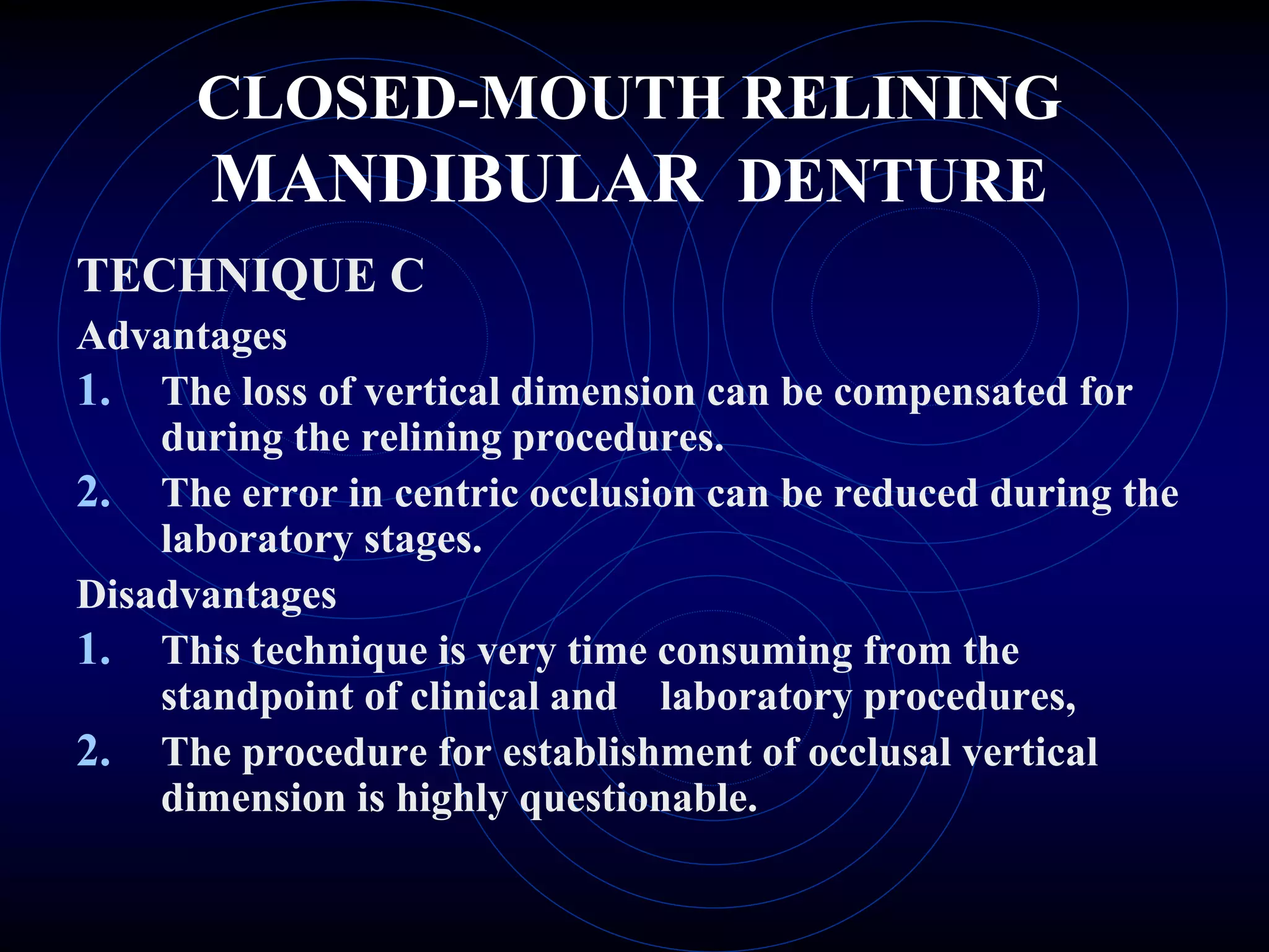 Denture lining materials Malabar dental college & research centre | PPT