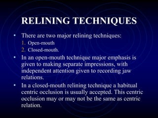 Denture lining materials Malabar dental college & research centre | PPT