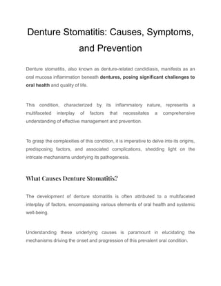 Denture Stomatitis_ Causes, Symptoms, and Prevention.pdf