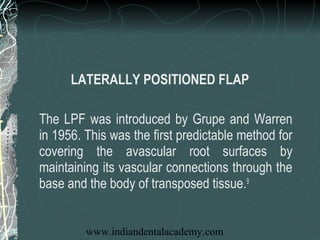 Denuded root coverage /certified fixed orthodontic courses by Indian ...