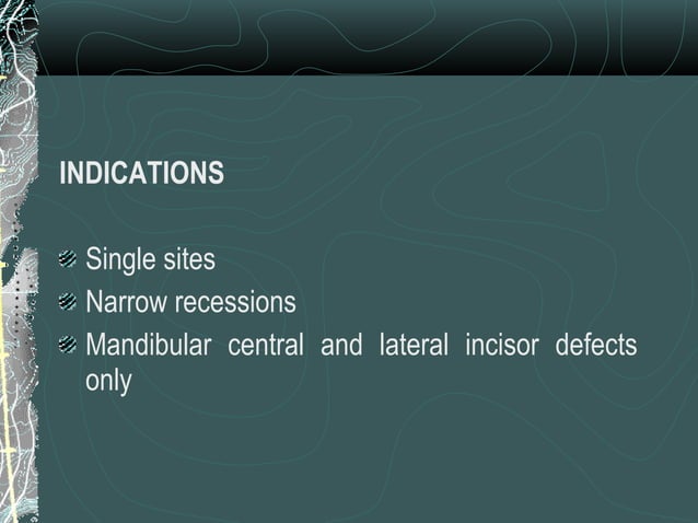 Denuded root coverage | PPT | Dental Health | Diseases and Conditions
