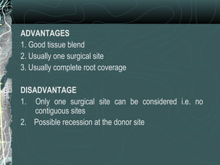Denuded root coverage | PPT