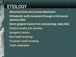 Denuded root coverage | PPT