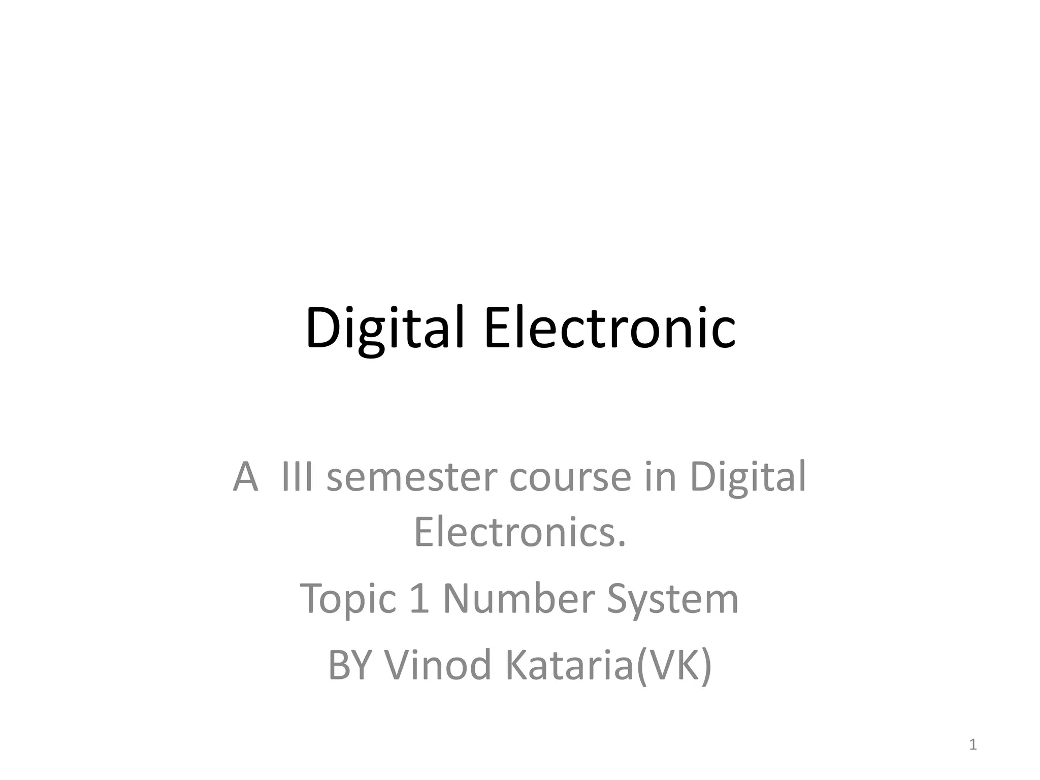 De numbers systems vk ppt | PPT