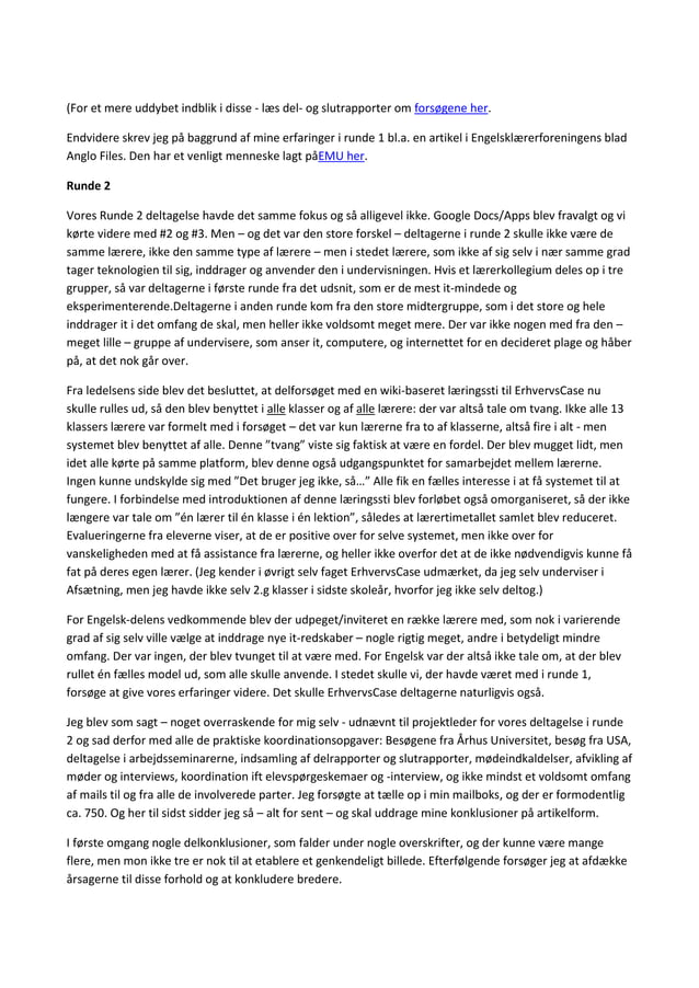 Den unge projektleders lidelser eller om at sprede erfaringer fra de få til de mange | PDF