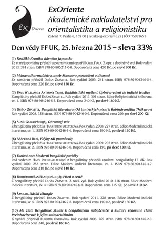 ExOriente na Dni vědy FF UK 2015 | PDF