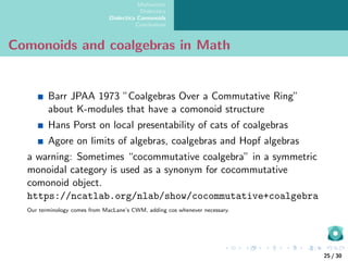 Dialectica Comonoids | PPT