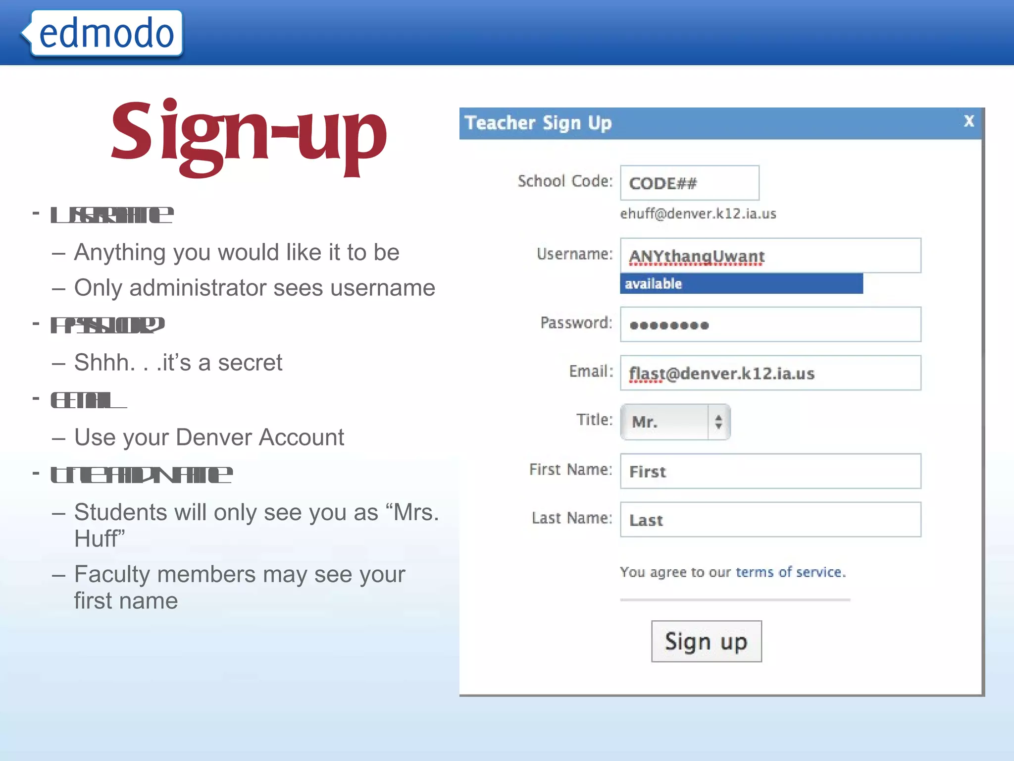 Denver School District Edmodo | PPT | Technology & Computing