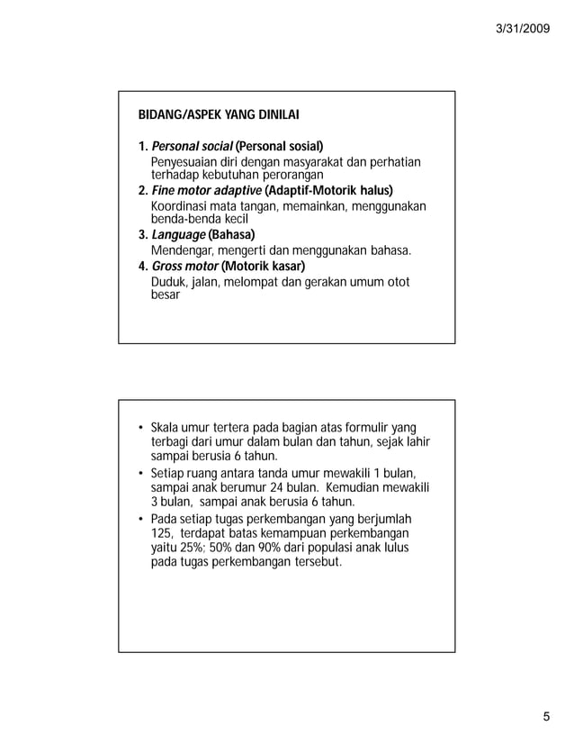 Denver ii indonesia | PDF