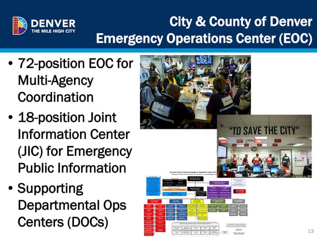 2018 GIS in Emergency Management: Denver Office of Emergency Management ...