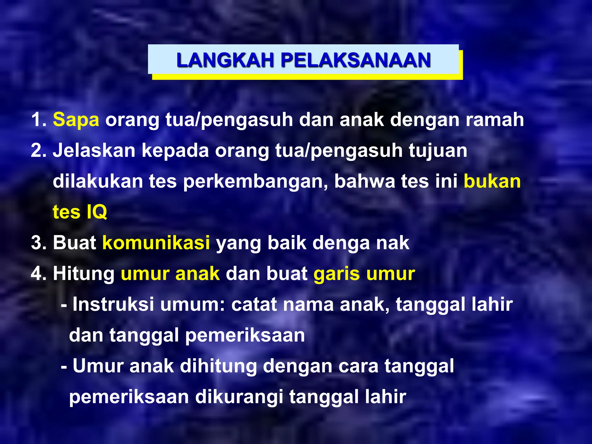 Denver cara melakukan pengukuran tumbang pada anak | PPTX