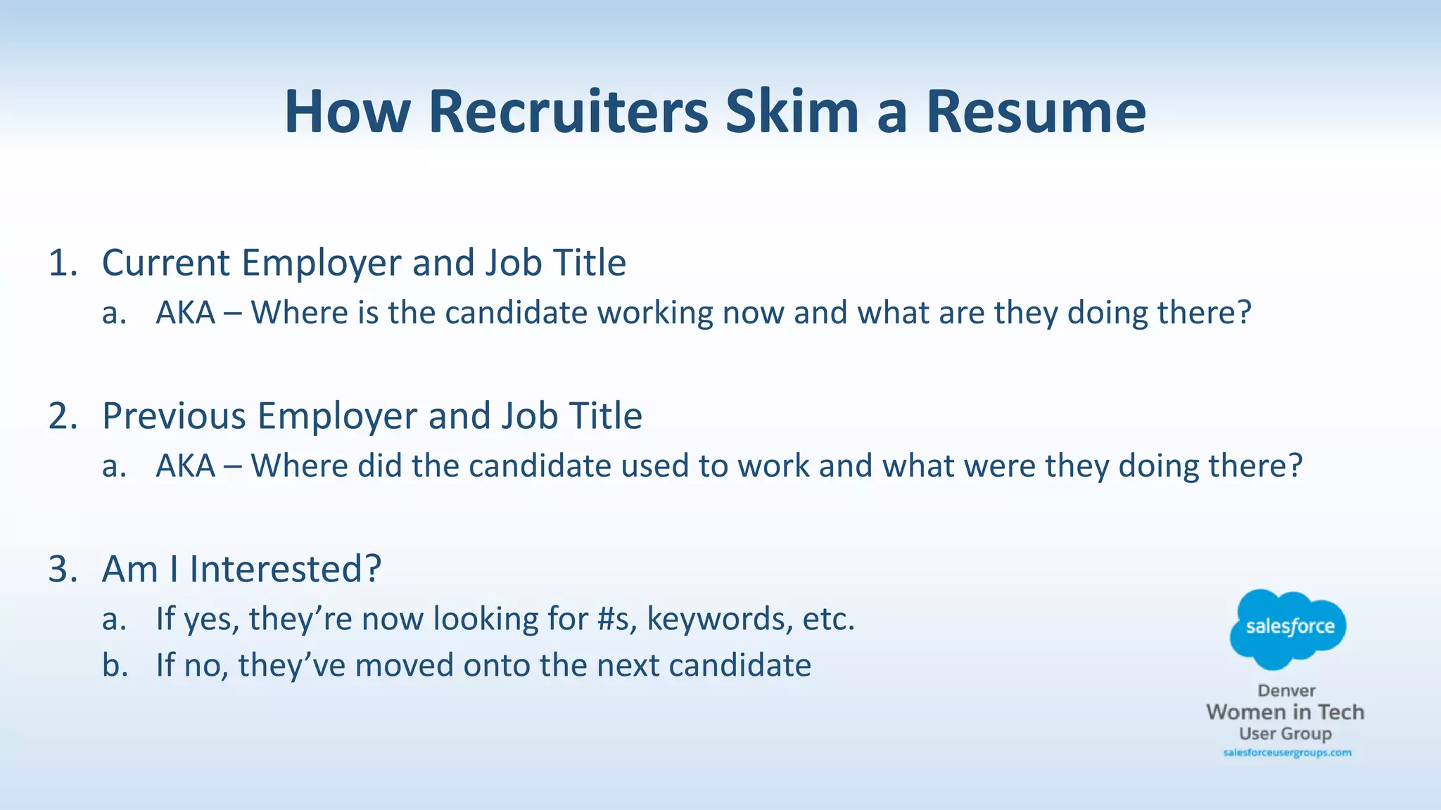 Extreme (Salesforce) Resume Makeover! | PPTX