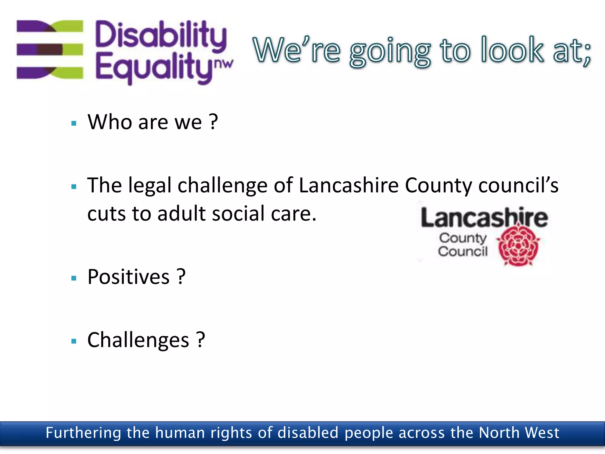 Disability Equality NW