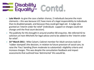 Disability Equality NW | PPT