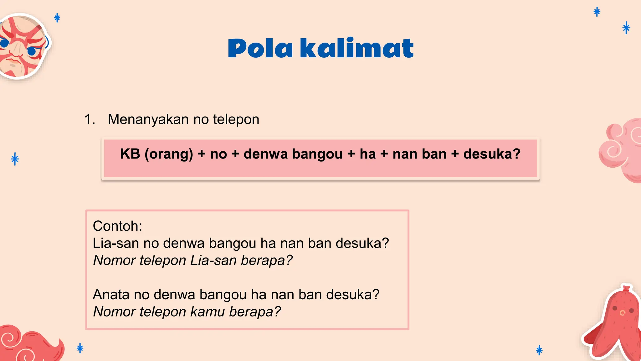 Denwa Bangou- Pola kalimat dan contoh.pptx