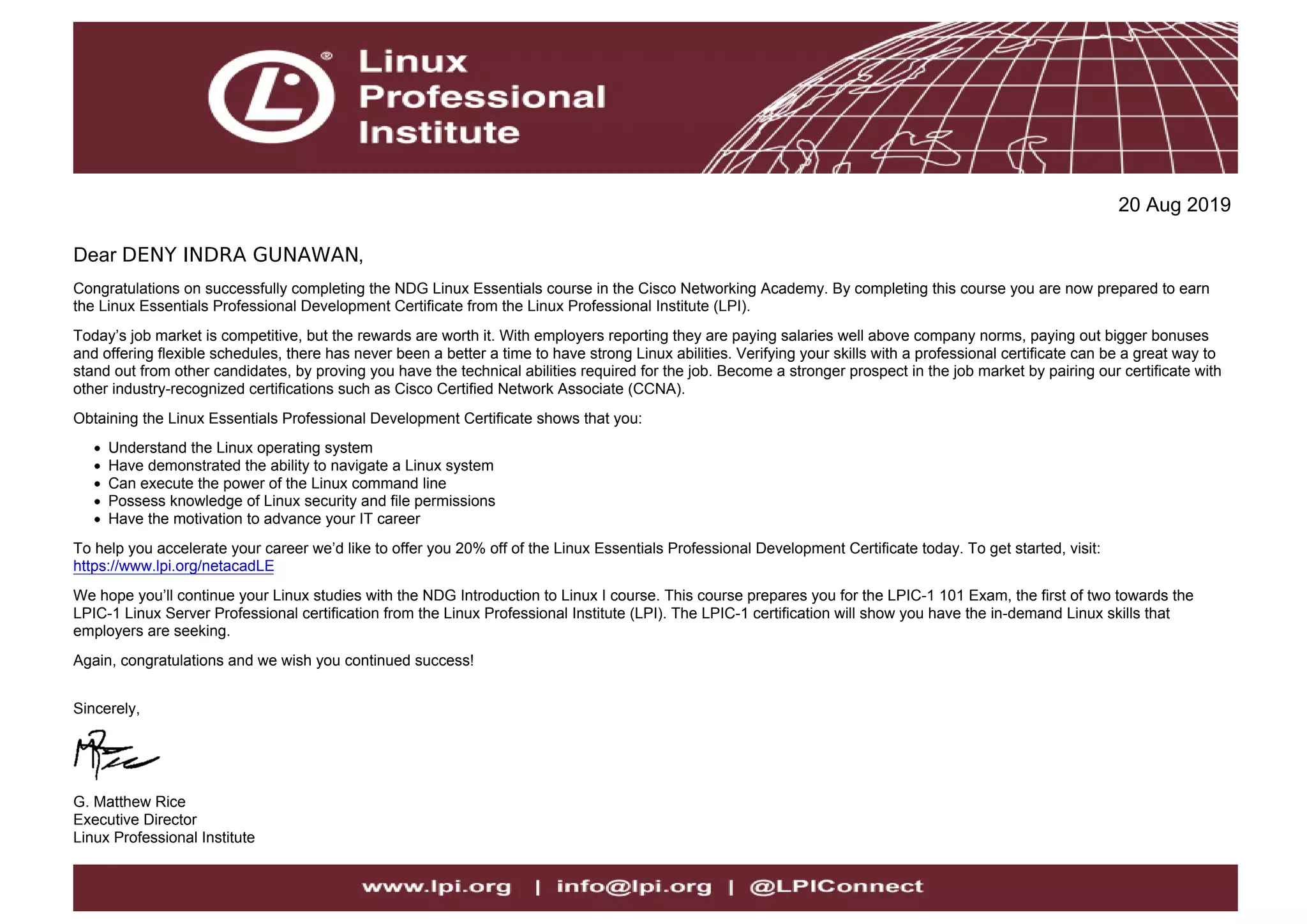 Deny indragunawan ndg linux essent-certificate | PPT