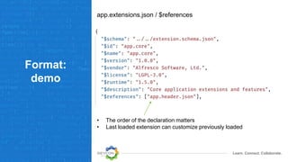 Extensibility for ADF applications | PPTX