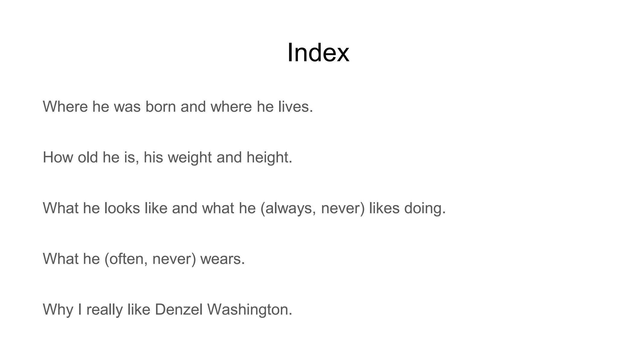 Denzel washington | PPTX