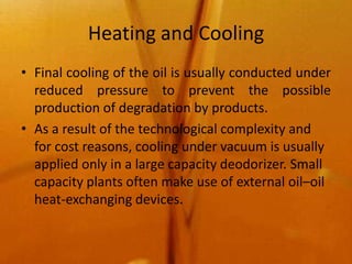 Deodorization | PPTX