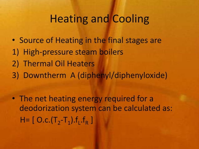Deodorization | PPTX | Chemistry | Science
