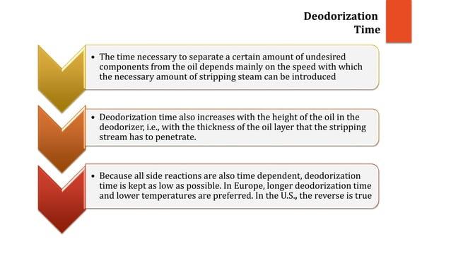 Deodorization- Important Unit operation in Oil Processing | PDF