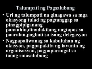 Talumpati | PPT