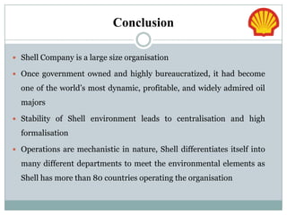 THE ENVIRONMENT AND STRUCTURE - ROYAL DUTCH SHELL COMPANY | PPTX