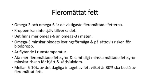 De olika fetterna | PPT