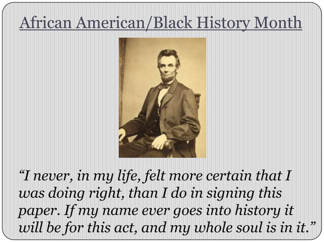 African American/Black History Month Presentation | PPT